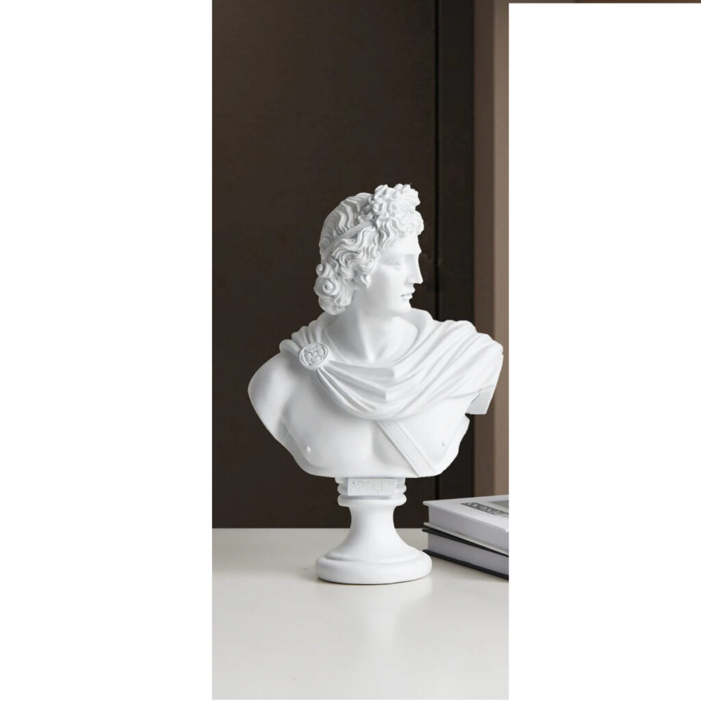 Statue d'Appolon en résine • Statue design
