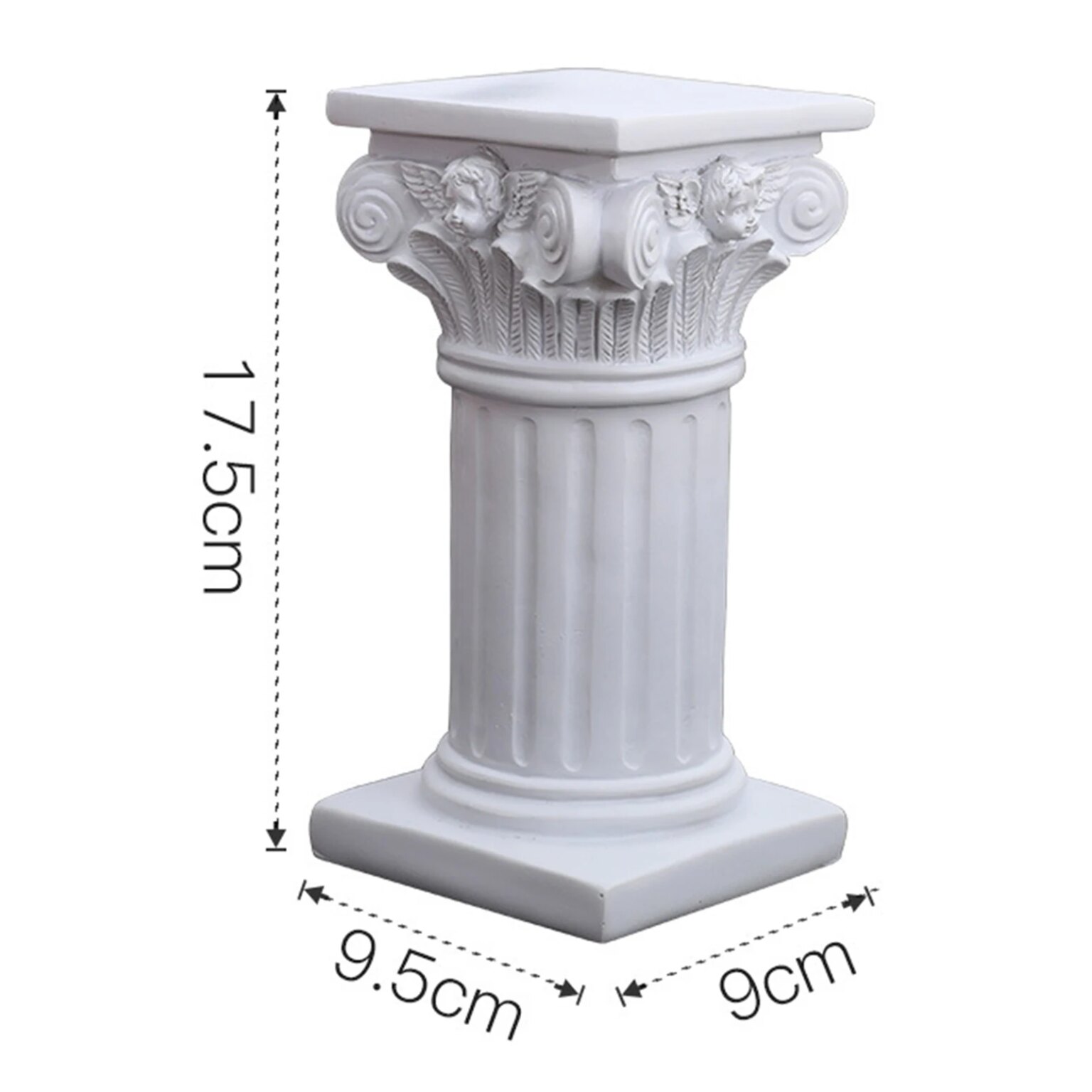 Socle statue colonne romaine en résine • Statue design